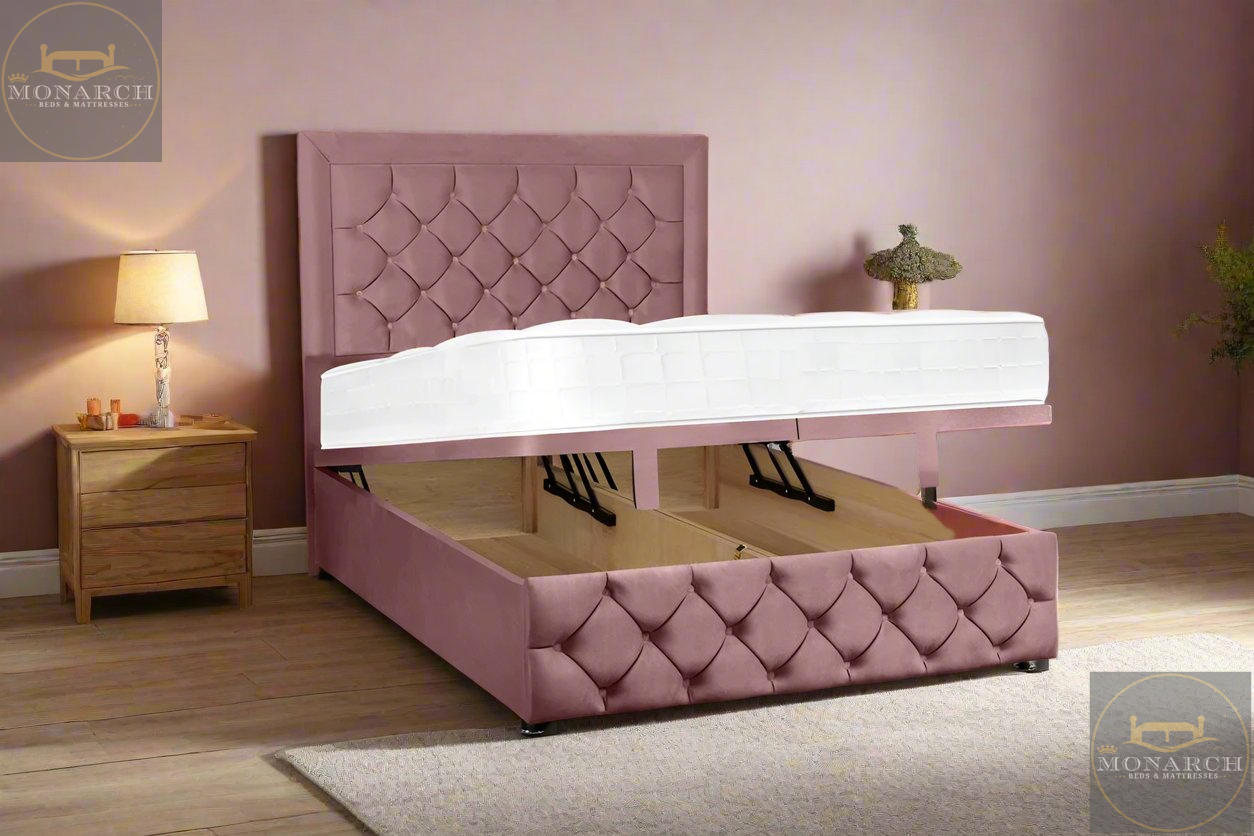 Grace Chesterfield Ottoman Divan Gas Lift – Monarch Beds and Mattresses