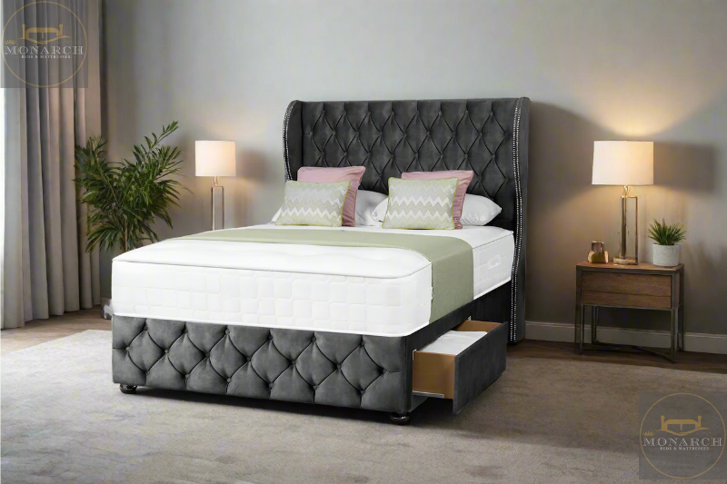 Monarch Wingback Divan Bed – Monarch Beds and Mattresses